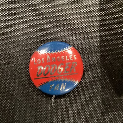 1965 Los Angeles LA Dodgers Crane Potato Chips Dodger Fan Baseball Pin ...