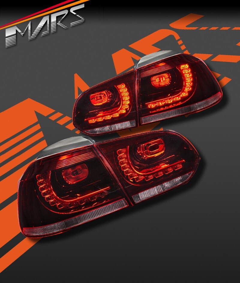 GOLF R20 Style LED Tail lights for Volkswagen VW Golf VI MK-6 Hatch ...