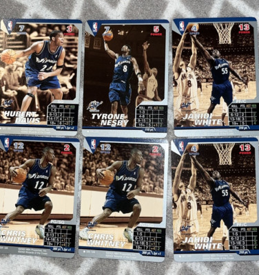 2002 NBA Showdown Card Game 6 Cards Washington Wizards | eBay