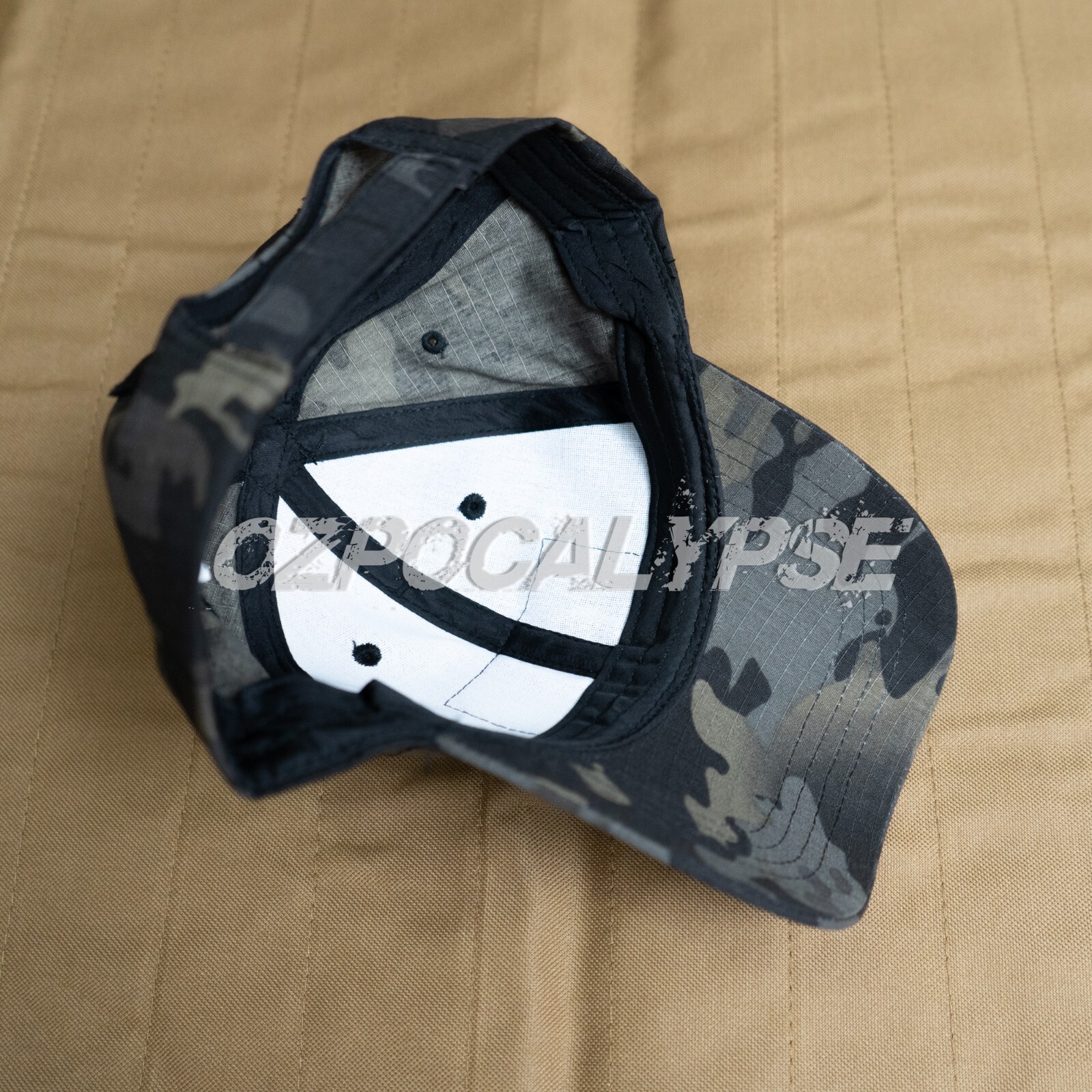 Multicam Black Tactical Cap - night camouflage military special forces ...