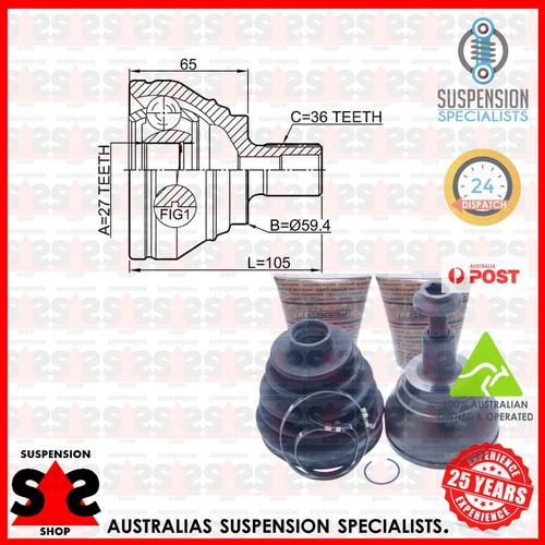 Front Axle Joint Kit, Drive Shaft Suit AUDI A3 Sportback (8Pa) 2.0 TDI ...