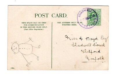 UK GB - Shadwell, Thetford 1905 - Large CDS - Edward VII Postcard - | eBay