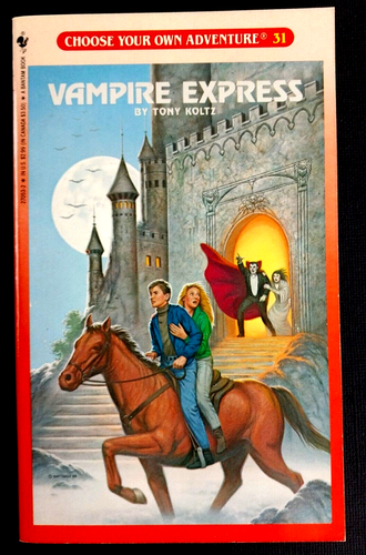 Choose Your Own Adventure #31: Vampire Express CYOA Alternate Cover | eBay
