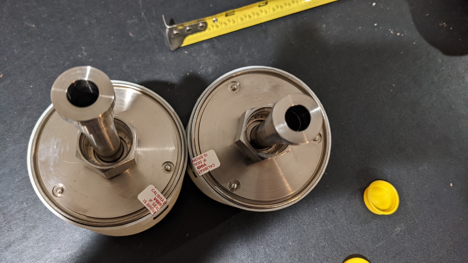 Set of 2 Edwards W6D031711 Barocel Pressure Sensor 600AB Trans 100TR ...