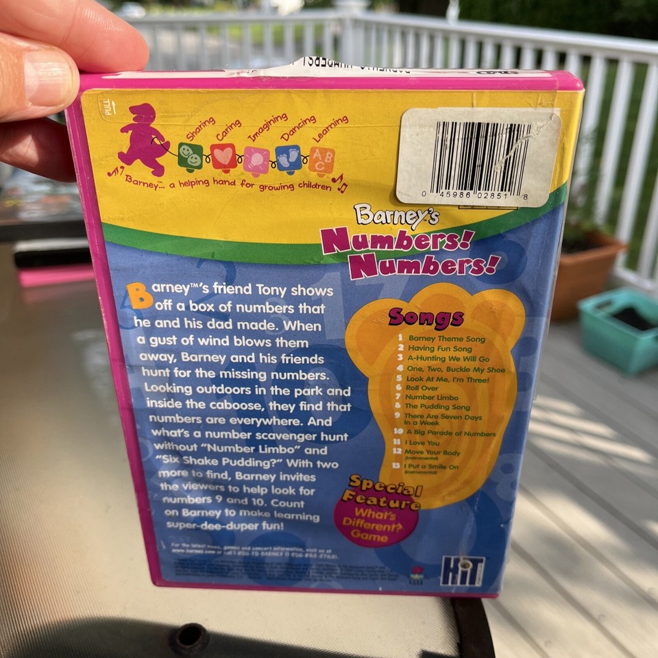 Barney - Numbers, Numbers (DVD, 2004) 45986028518| eBay