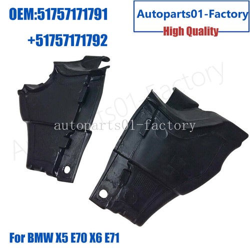 1Pair Left+Right Bulkhead Cover Engine Partition Bay Fits BMW X5 E70 X6 ...
