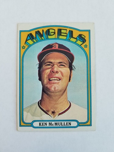 KEN MCMULLEN 1972 TOPPS BASEBALL CARD #765 CALIFORNIA ANGELS HIGH ...