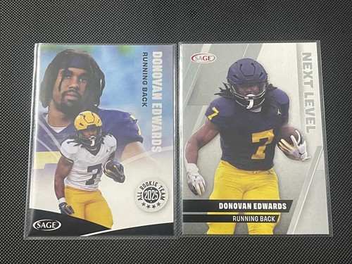 2025 SAGE - Donovan Edwards Next Level Silver AND All Rookie Team | eBay