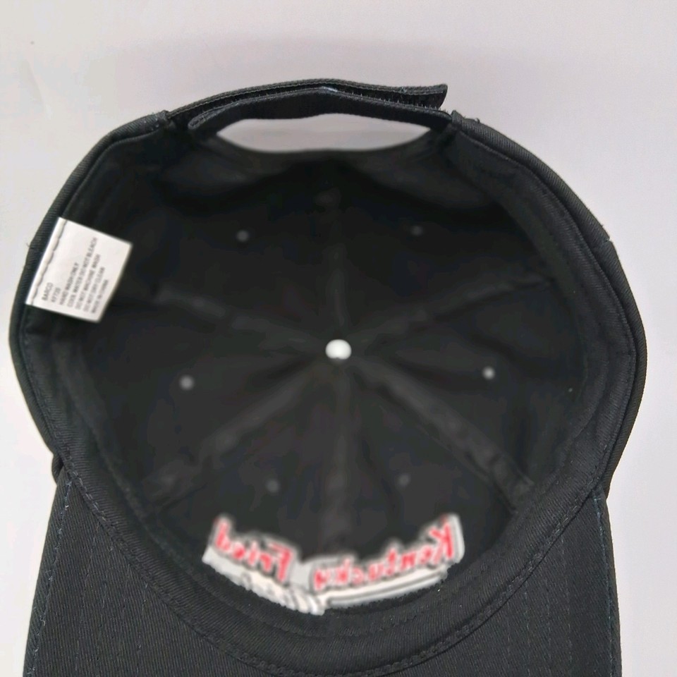 Kentucky Fried Chicken KFC Advertising Hat Black Strap Back Employee ...