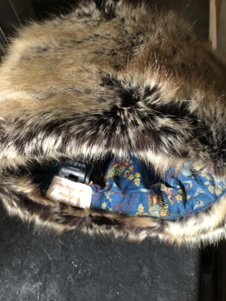 Barbour Waxed Ambush Hat Emma Bridgewater Small Waterproof Navy Country ...