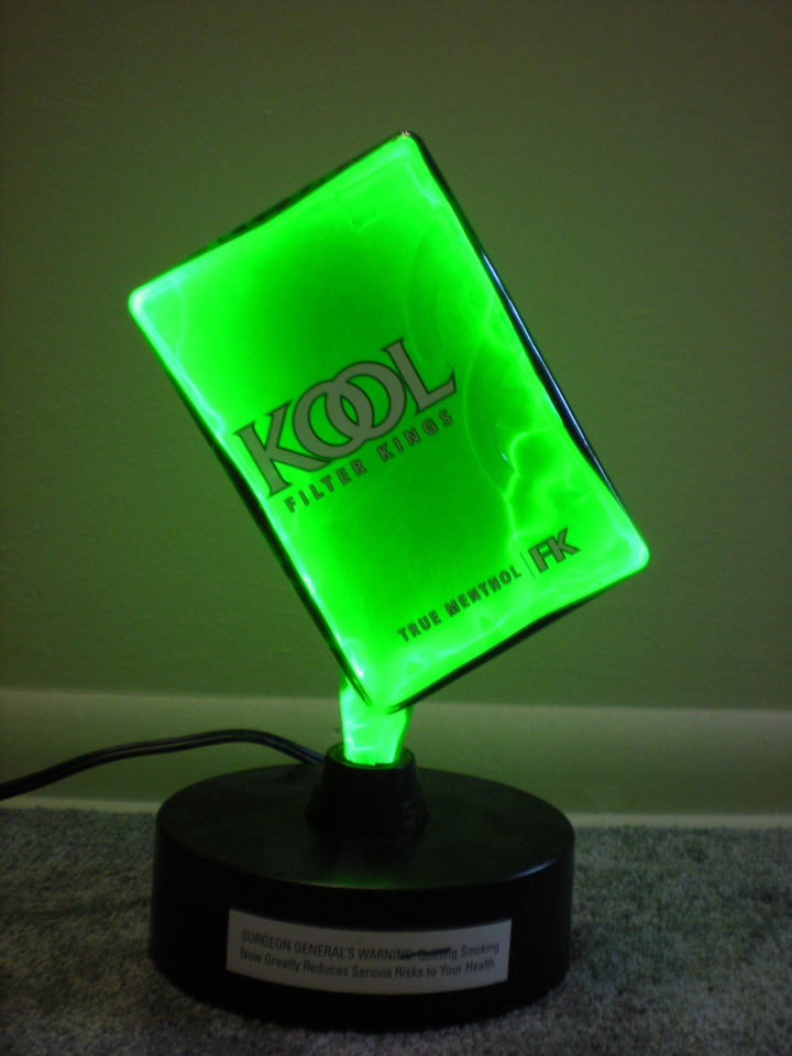 Vintage Kool Filter Kings Cigarette Advertising Plasma Lamp | eBay