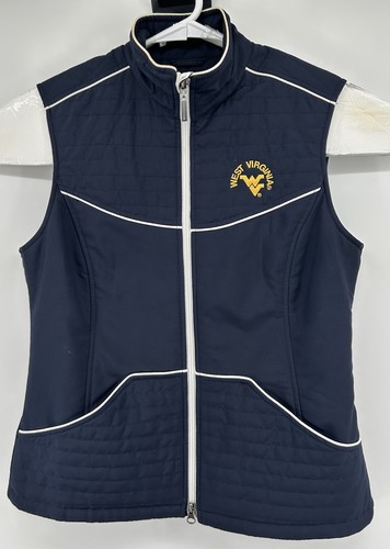 West Virginia Mountaineers Cutter Buck Sleeveless Vest Black Women’s ...