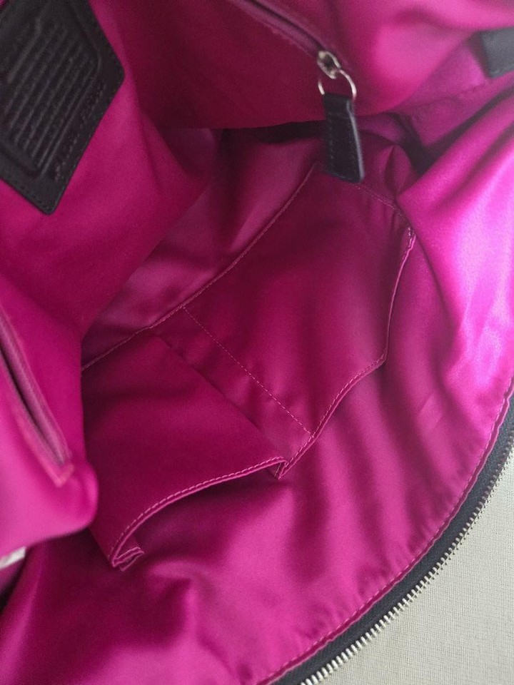 COACH checked tote bag, Coach handbag, Coach bag Excellent condition ...