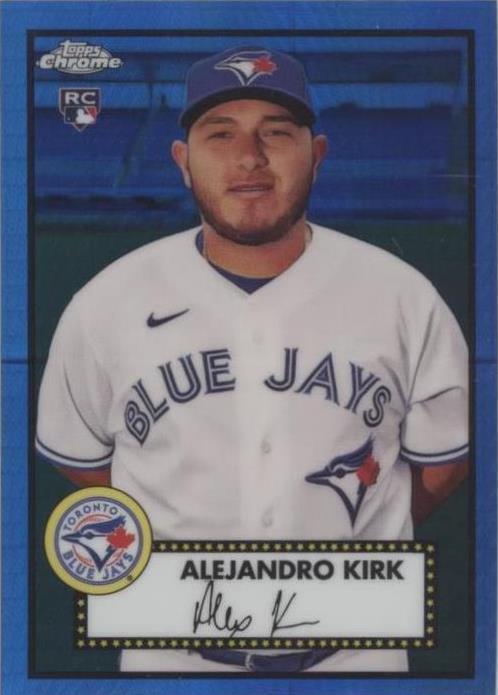 2021 Topps Chrome Platinum Anniversary - Alejandro Kirk #47 Blue Prism ...