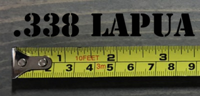 338 Lapua Sticker Decal 3.5" Ammo Can Box Label Ammunition Case .338 ...