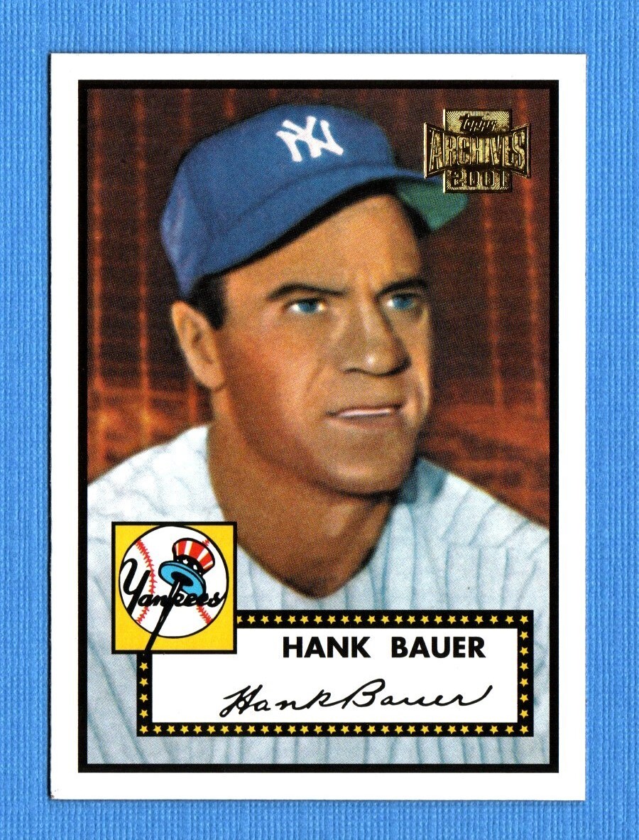 2001 Topps Archives #226 Hank Bauer Yankees 1952 | eBay
