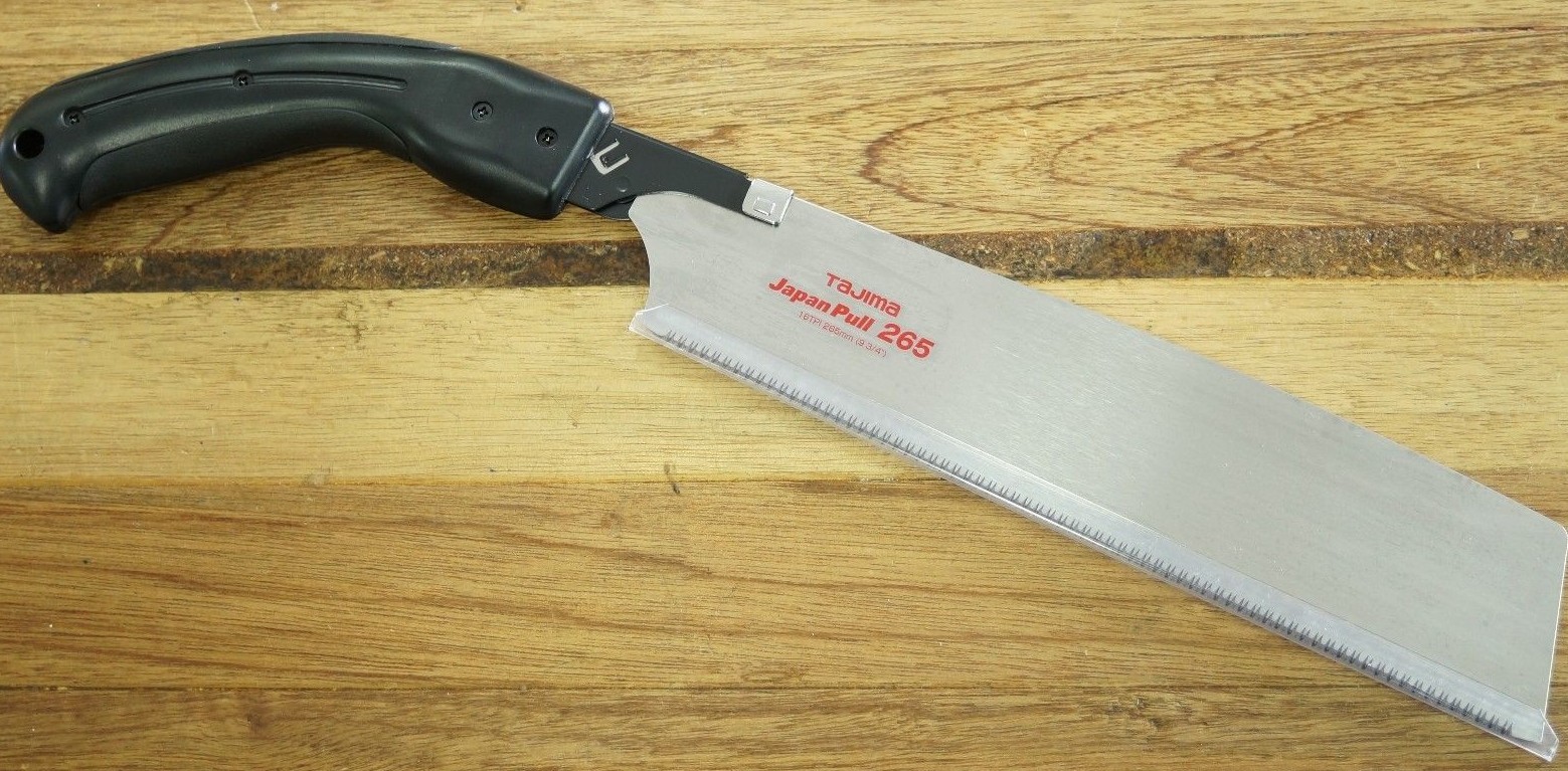 Tajima Pull Saw Rapid Pull 265 Japanese Style 265mm Fine Cut 16TPI Hand ...