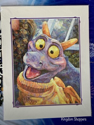 Disney Parks Greg McCullough Print 18” x 14” Figment Dreamfinder Epcot ...