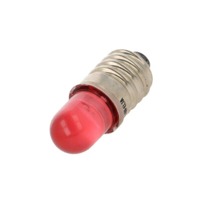 LR-E10-24AC/DC LED Lights Red E10 24VDC 24VAC Bright.AC: 700-800mcd ...