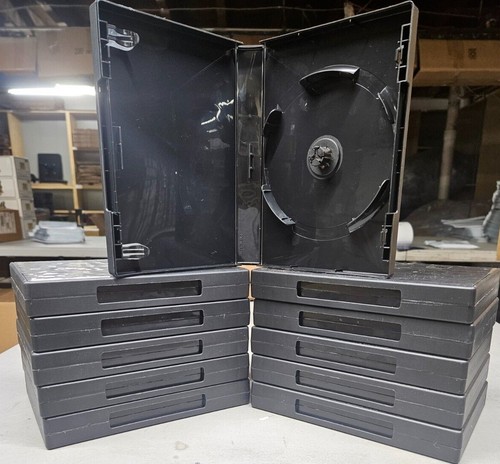 Lot of 1, 5 or 15 Empty Black DVD Cases Holds 7-DISCs NEW Condition ...