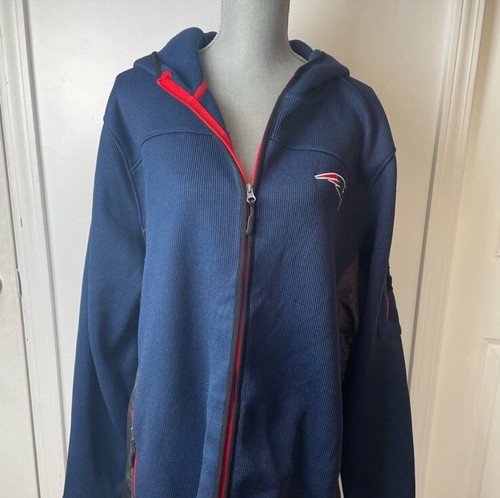 NFL Team Apparel Ultra Game New England Patriots Hooded Zip Jacket | eBay