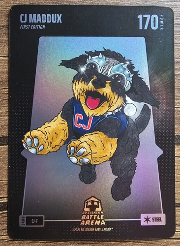 Bo Jackson Battle Arena CJ MADDUX Steel SSSP Secret Founding Dog CJ-7 ...