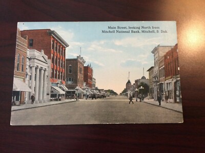 Circa 1912 Main Street Looking North from Bank Mitchell, South Dakota ...
