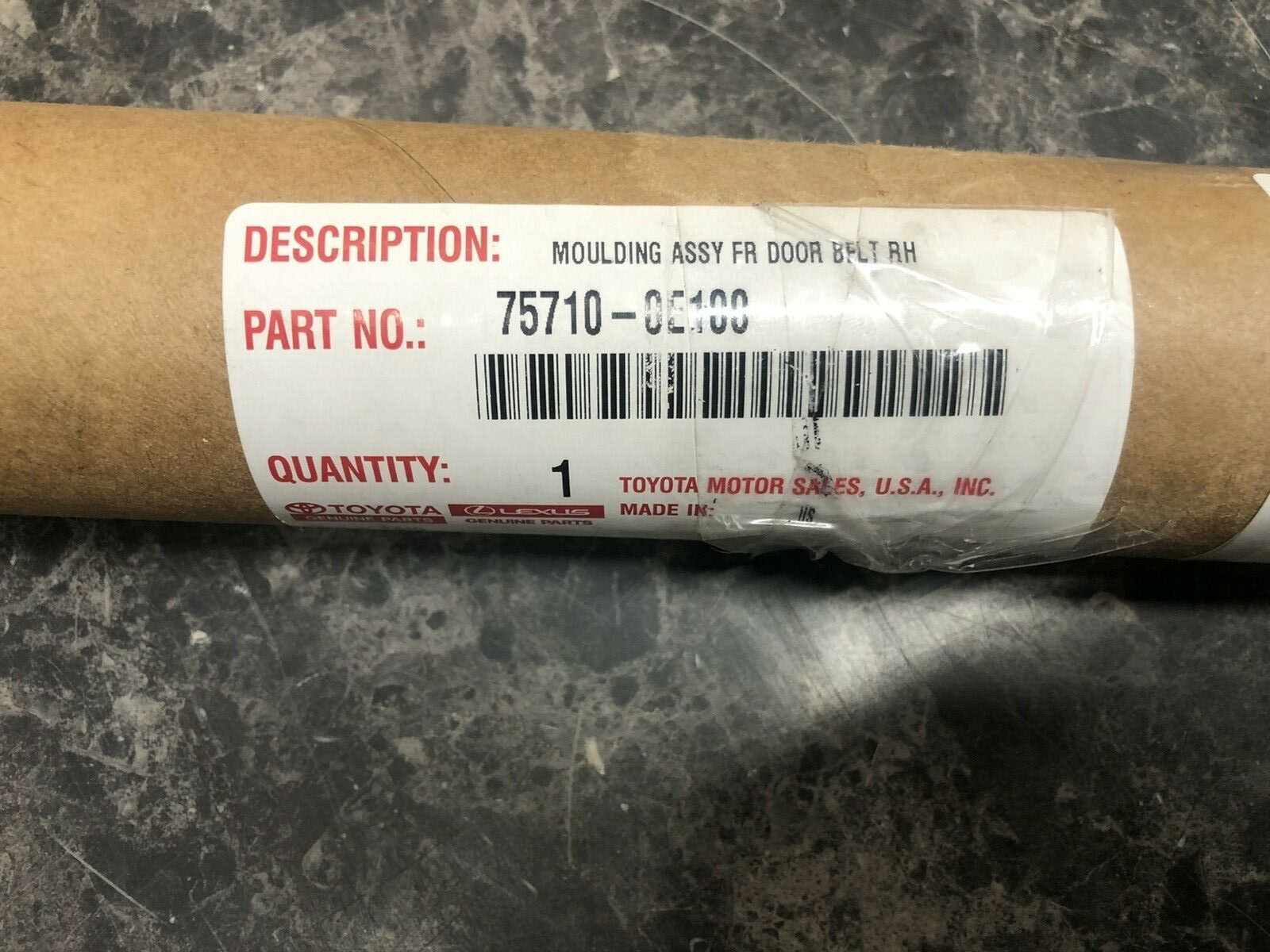 OEM 2020 Toyota Highlander Chrome Belt Molding Front Right Passenger ...