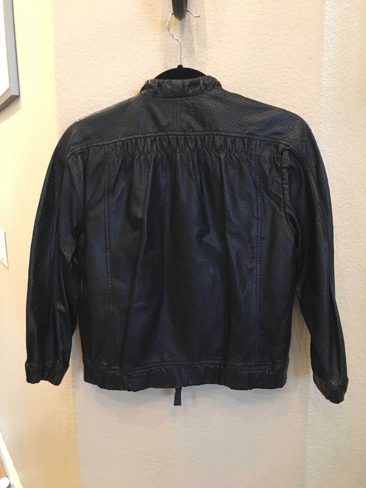 JUICY COUTURE Women Leather Jacket Size Small - Gem