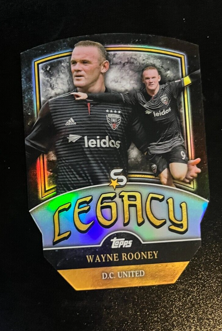 2024 Topps MLS Superstars Legacy Wayne Rooney LE-1 DC United diecut combine ship | eBay