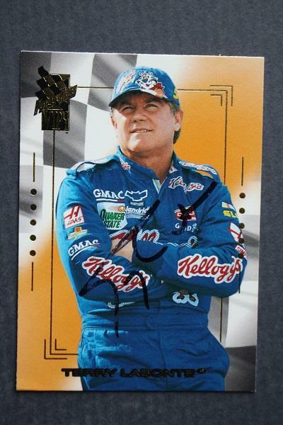 Nascar Driver Terry Labonte signed autographed 2001 Press Pass VIP ...