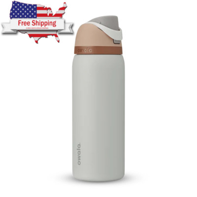 Owala FreeSip Stainless Steel Insulated Water Bottle, 32oz, Calm Water ...