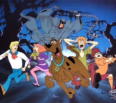 Scooby Doo “Relp! It's The Green Ghost” Number 563/1000 Sericel ...