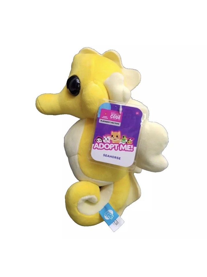 Adopt Me! Plush 8" Pet SEAHORSE Stuffed Animal Roblox 2023 Toy with ...