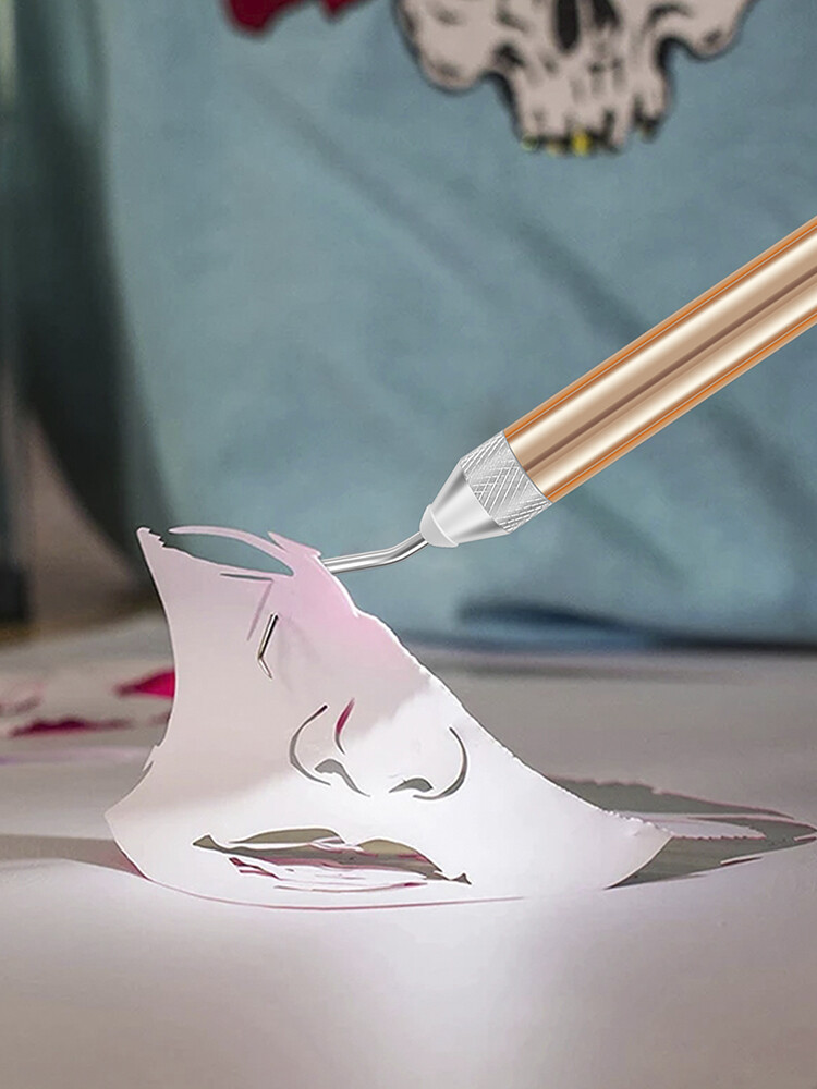 5Pcs Vinyl Weeding Tools Set with LED Light Vinyl Lighted Weeding Pen ...