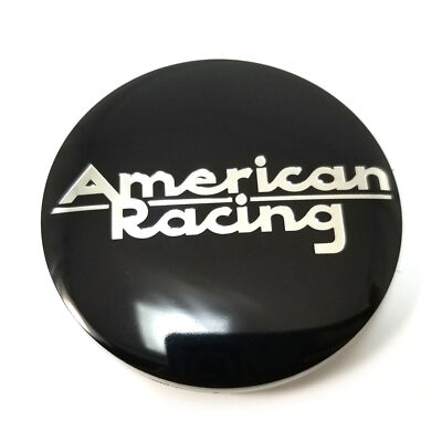 American Racing Gloss Black Center Cap 3"OD Snap Closed for AR916 ...