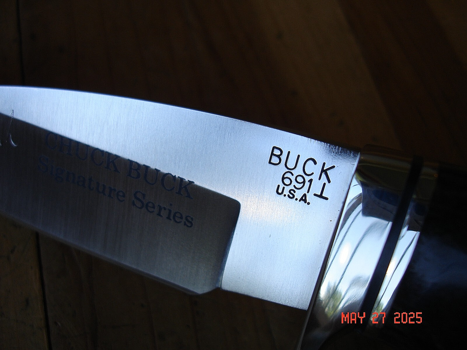 @@ NIB RARE BUCK KNIFE 191 VANGUARD CHUCK BUCK SIGNATURE SERIES BOS ATS ...