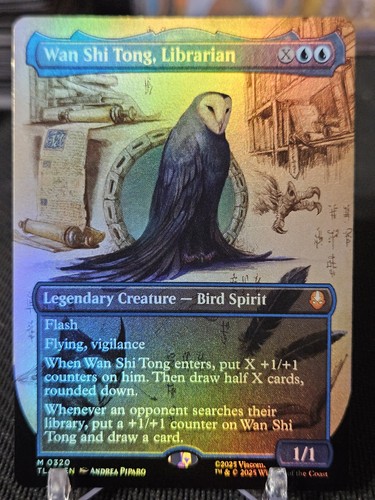 Wan Shi Tong, Librarian (Borderless) Foil -Avatar: The Last Airbender ...