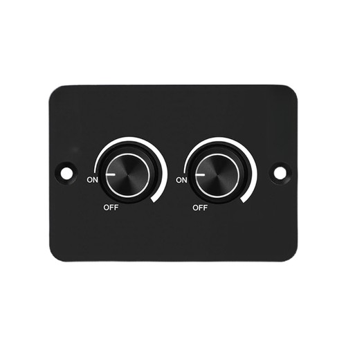 Energy Efficient Double Knob Dimmer Switches 12V 60W No Humming for ...
