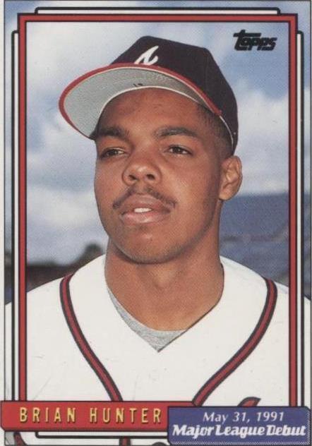 1991-92 Topps Major League Debut 1991 - Brian Hunter #86 (RC) for sale ...