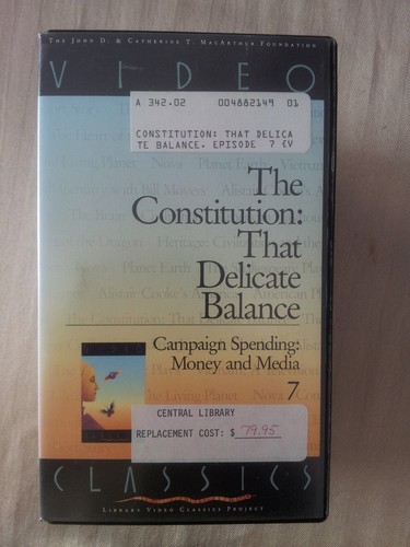 The Constitution: That Delicate Balance (7 of 13 Episodes) VHS RARE ...