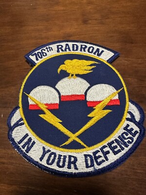 Vintage USAF 706th Radar Squadron Patch | eBay