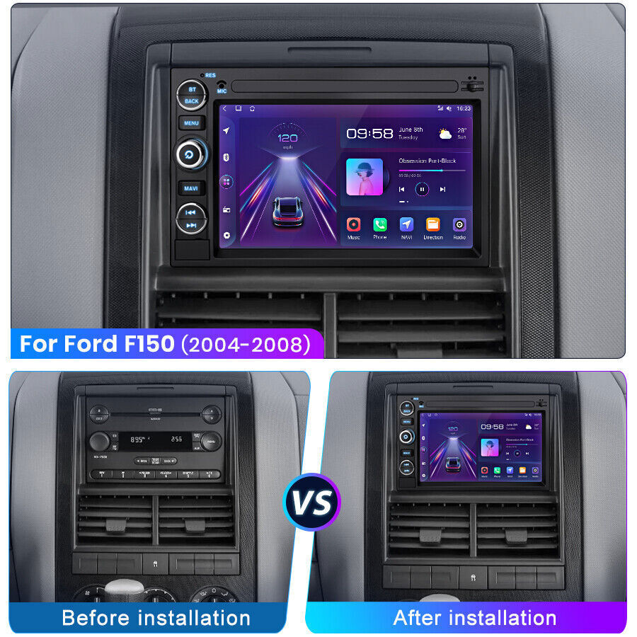 For 2006-2010 Ford Explorer 7'' Android Car Radio Stereo GPS 32G ...
