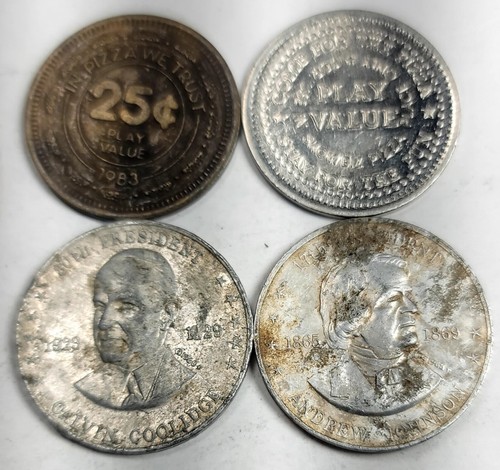 Vintage Token lot of 4 Miscellaneous Coin Tokens | eBay