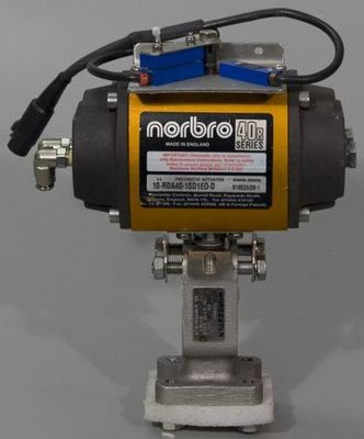 Norbro 10-40R 90 Degree Actuator w/3-Way 1" Ball Valve DN25 10-RDA40 ...