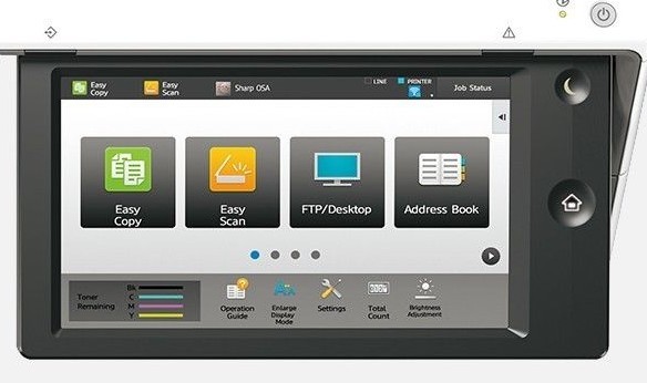 Sharp CCAB-1637DS76 MX Printer Copier Operator Touch Screen Panel w ...