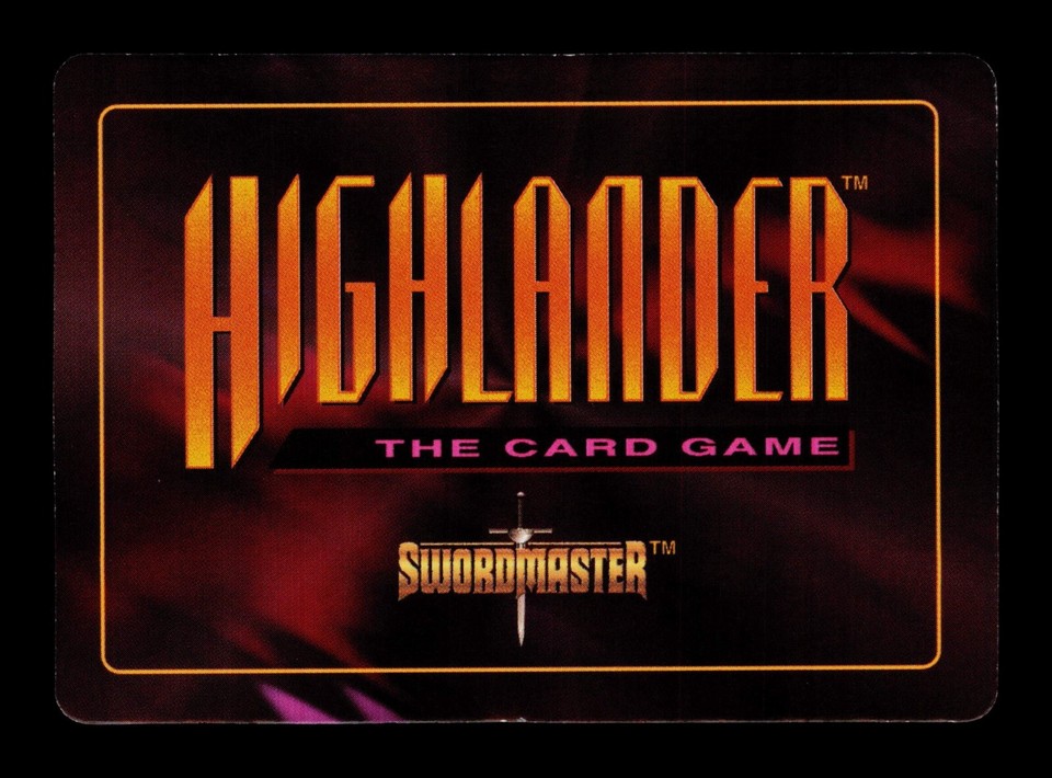 Block And Strike Gaumont Television Highlander Swordmaster Trading Card ...