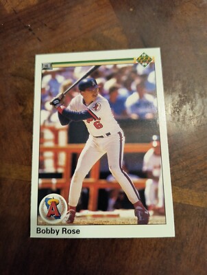 BOBBY ROSE 1990 UPPER DECK #77 FREE SHIPPING | eBay