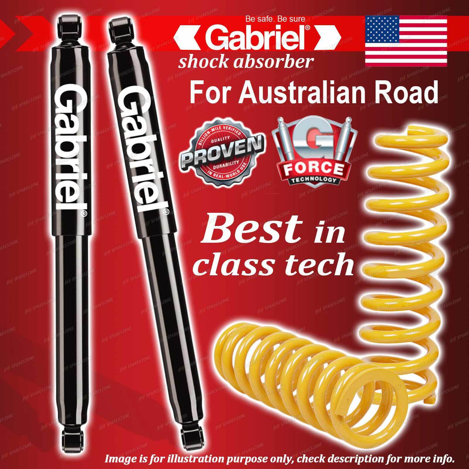 Rear Ultra Shocks + Raised King Coil Springs for Holden Commodore VT VX ...