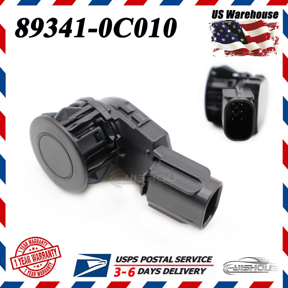 Bumper Parking Sensor Black 89341-0C010 For Toyota RAV4 Tacoma Tundra ...